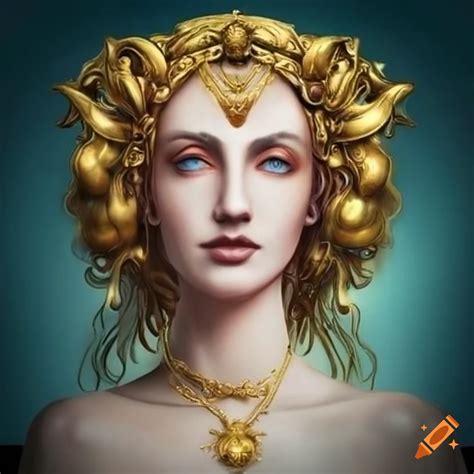 Image Of An Ancient Greek Goddess On Craiyon