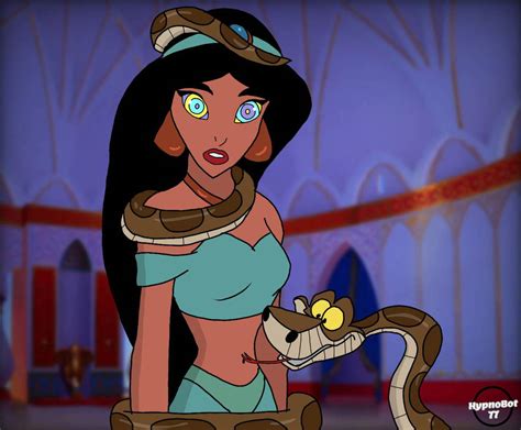 Commission Kaa And Jasmine By Hypnobot77 On Deviantart