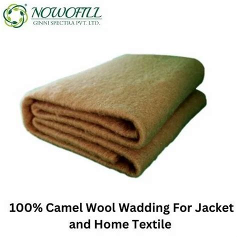 100 Camel Wool Wadding For Jacket And Home Textile Ginni Spectra
