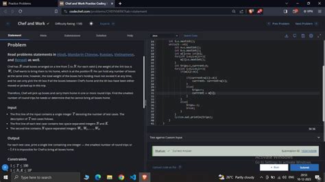 yuvan prasath on linkedin day98 100daysofcodechallenge codechef github repository