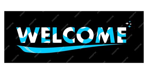 Premium Vector Template Custom Welcome Banners