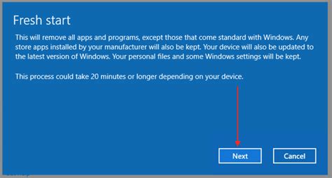 Fresh Start Clean Install And Pc Reset How To Perform A Fresh Start