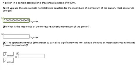 Solved A Proton In A Particle Accelerator Is Traveling At A