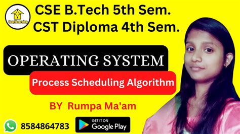 Operating System Process Scheduling Algorithm Cse Btech 5th