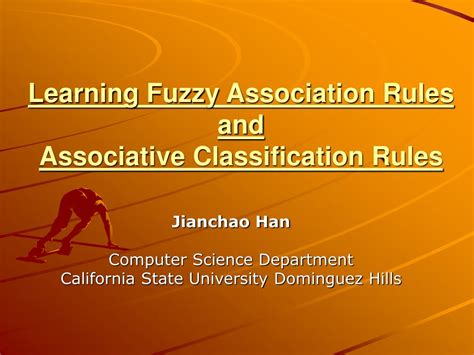 ppt learning fuzzy association rules and associative classification
