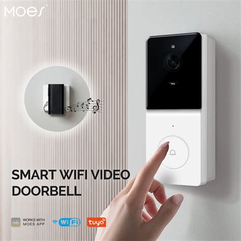 Moes Tuya Smart Wifi Video Doorbell Camera With 2 Way Audio Intercom