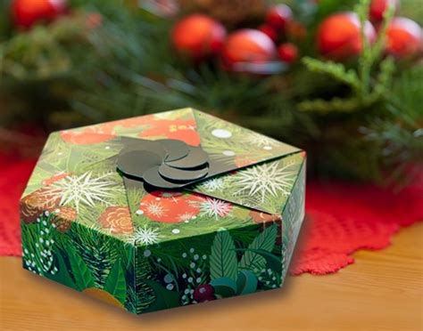 육각형 선물 상자 예쁜 박스 종이접기 만들기 도안 2 네이버 블로그