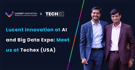 Lucent Innovation Exhibiting At Ai And Big Data Exposanta Clara
