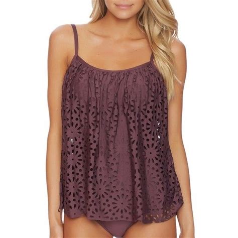 Luxe By Lisa Vogel Aphrodite Sway Tankini 118 Liked On Polyvore Featuring Swimwear Bikinis