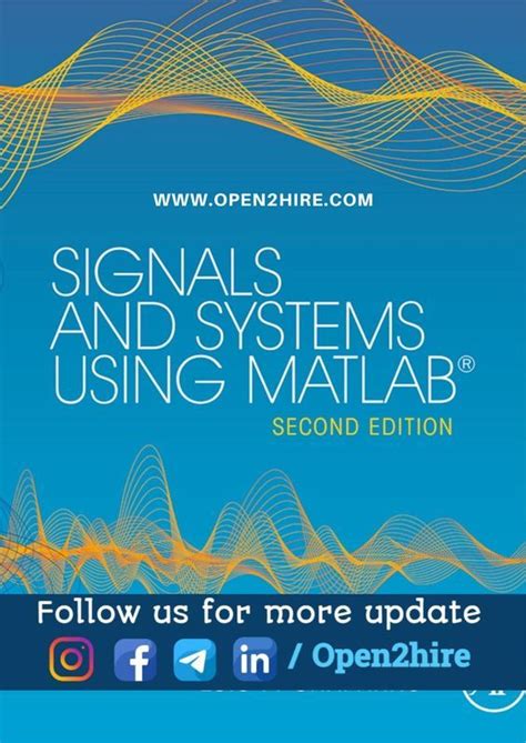 Technical Books Library On Linkedin Signals And Systems Using Matlab