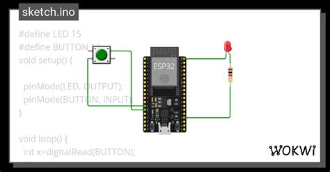Ledblinking Wokwi Esp32 Stm32 Arduino Simulator