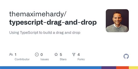 Github Themaximehardytypescript Drag And Drop Using Typescript To