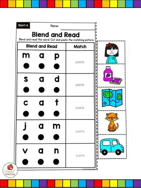 Blending And Segmenting Cvc Words Worksheets