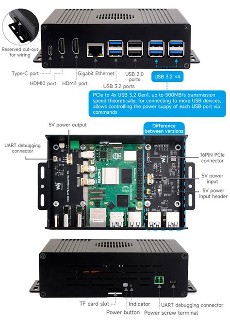 Onpad Ru Комплект мини компьютера для Raspberry Pi 5 Waveshare Module Box С Цена 3 490 00 руб
