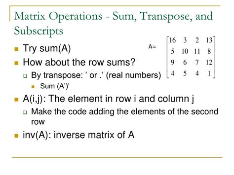 Ppt Basics Of Matlab 1 Powerpoint Presentation Free Download Id