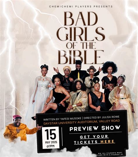 Bad Girls Of The Bible Daystar University Blog