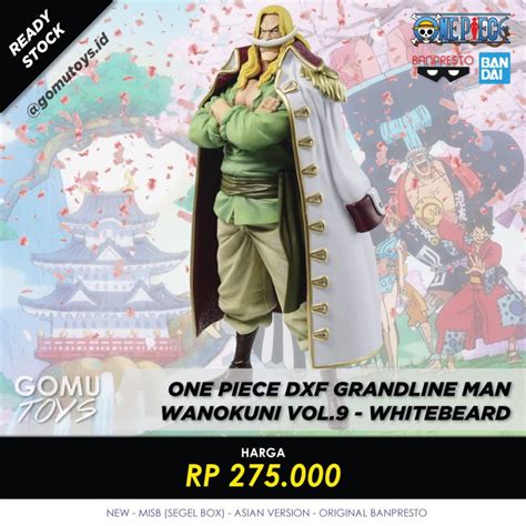 Jual One Piece Dxf Grandline Men Whitebeard Shirohige Wano Banpresto