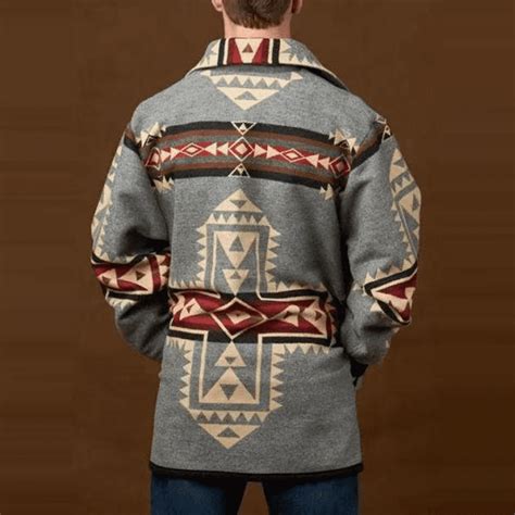 Mens Fleece Aztec Jacket At Ronnie Anderson Blog