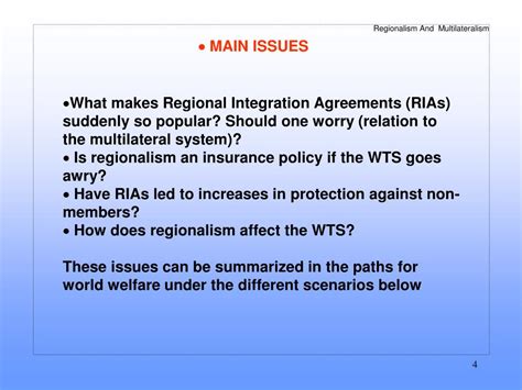 Ppt Session V Regionalism And The Multilateral Trading System