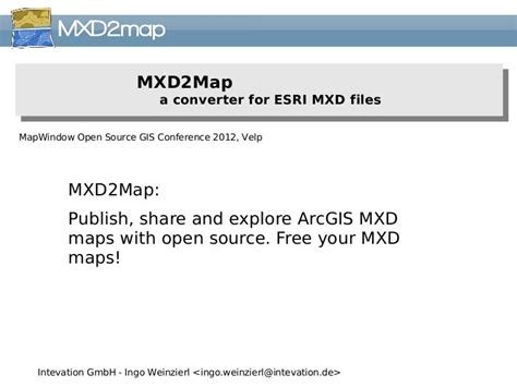 Mxd2map Publish Share And Explore Arcgis Mxd Maps With Open Source
