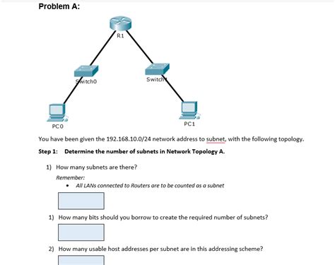 Solved Problem A You Have Been Given The 192 168 10 0 24