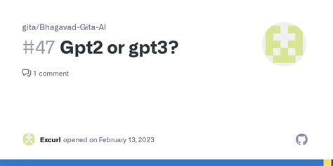 gpt2 or gpt3 · issue 47 · gita bhagavad gita ai · github