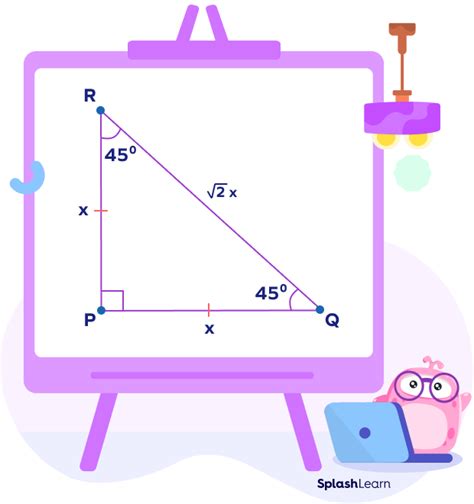 Isosceles Right Triangle Definition Area Perimeter Examples
