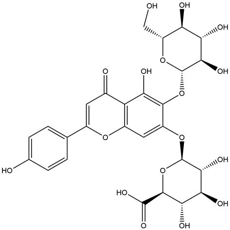 6 羟基芹菜素 6 O 葡萄糖 7 O 葡萄糖醛酸苷1146045 40 0专业中药化学对照品及天然产物化合物库