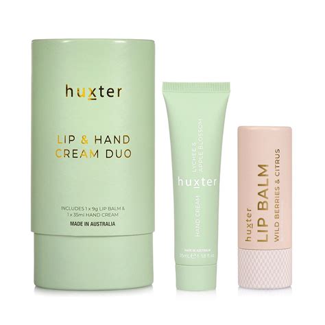 Lip And Hand Cream Set Lychee And Apple Blossom Huxter