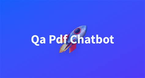 Taufiqhafizh Qa Pdf Chatbot At Main