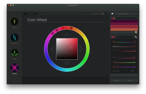 Colorsquid The Color Scheme Designer And Color Wheel For Mac