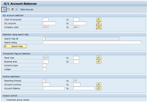 SAP FI GL Reporting
