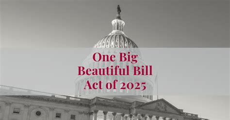 One Big Beautiful Bill Act Individual Tax Provisions Wouch Maloney