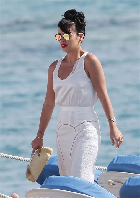 Lily Allen In White At Cannes Irish Mirror Online