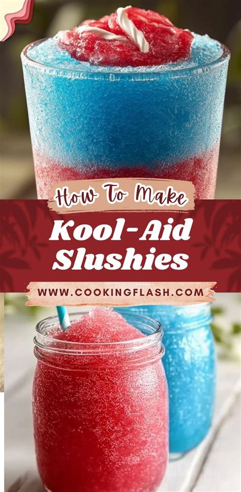 Kool Aid Slushies Cookingflash Recipe Slushie Recipe Slushies