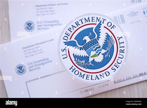 Kyiv Ukraine March 9 2024 Us Department Of Homeland Security Seal