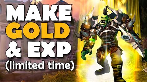 Make Gold While Leveling Alts Wow Exp And Gold Farming Youtube