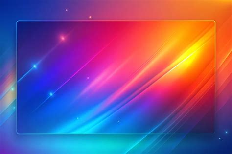 Abstract Color Background Gradient Blend Bright Colored Glow Diffuse Glare Blurry Highlights