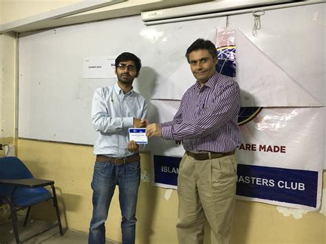 Highlights Of Meeting 494 Islamabad Toastmasters Club Facebook