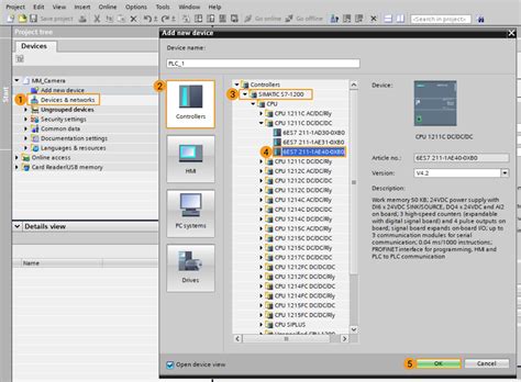 Communication Configuration And Example Program Usage