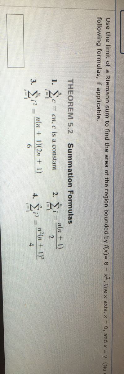Answered Use The Limit Of A Riemann Sum To Find Bartleby