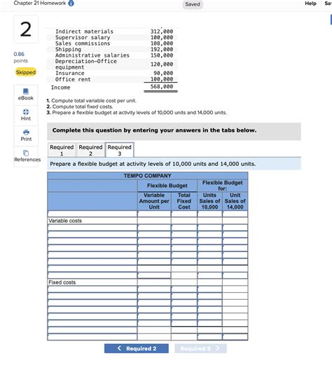 Compute Total Variable Cost Per Unit Compute Chegg