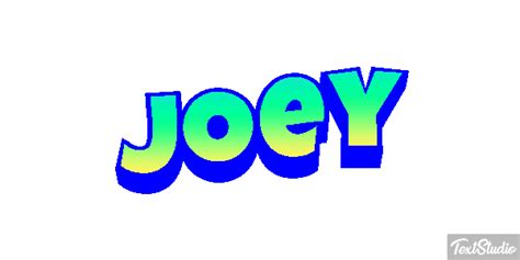 Joey Name Animated GIF Logo Designs