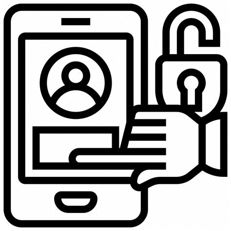 Encoding Login Password Smartphone Unlocked Icon Download On