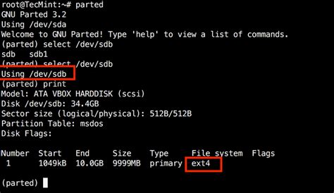 8 Linux ‘parted Commands To Create Resize And Rescue Disk Partitions How Vps How To Use