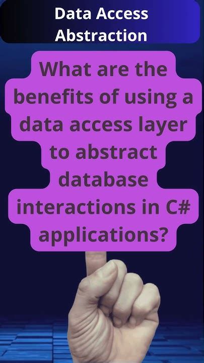 Benefits Of Using A Data Access Layer In C Applications Youtube