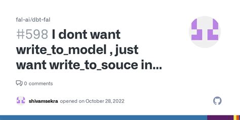 i dont want write to model just want write to souce in my script can