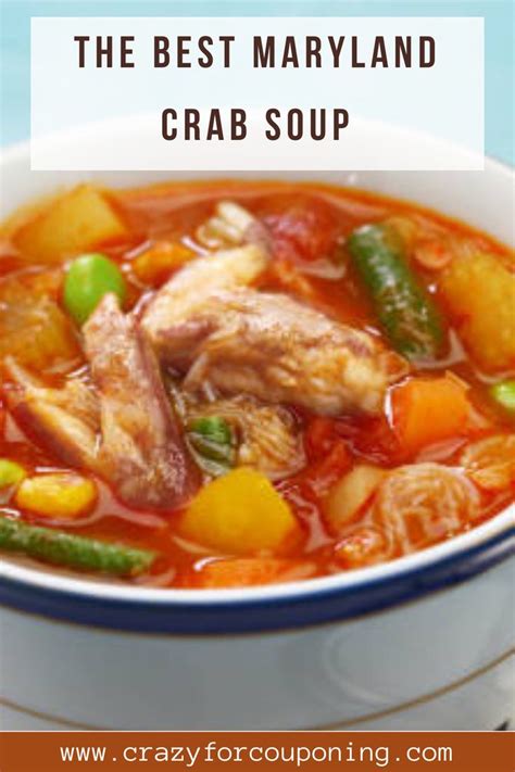 Authentic Maryland Crab Soup Recipe With Fresh Ingredients