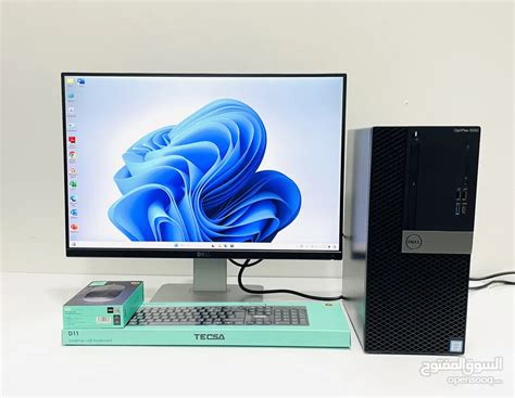 Dell Optiplex 5060 Mt I7 8th Gen Ram 16gb Ssd 512gb With 24” Inch