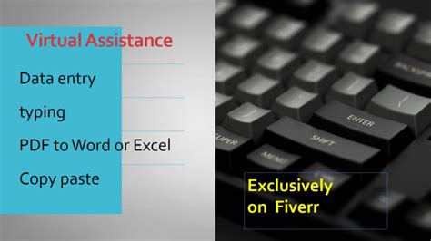 Data Entry Convert Pdf To Word Or Excel Manual Data Typing By Mehwish Fiverr